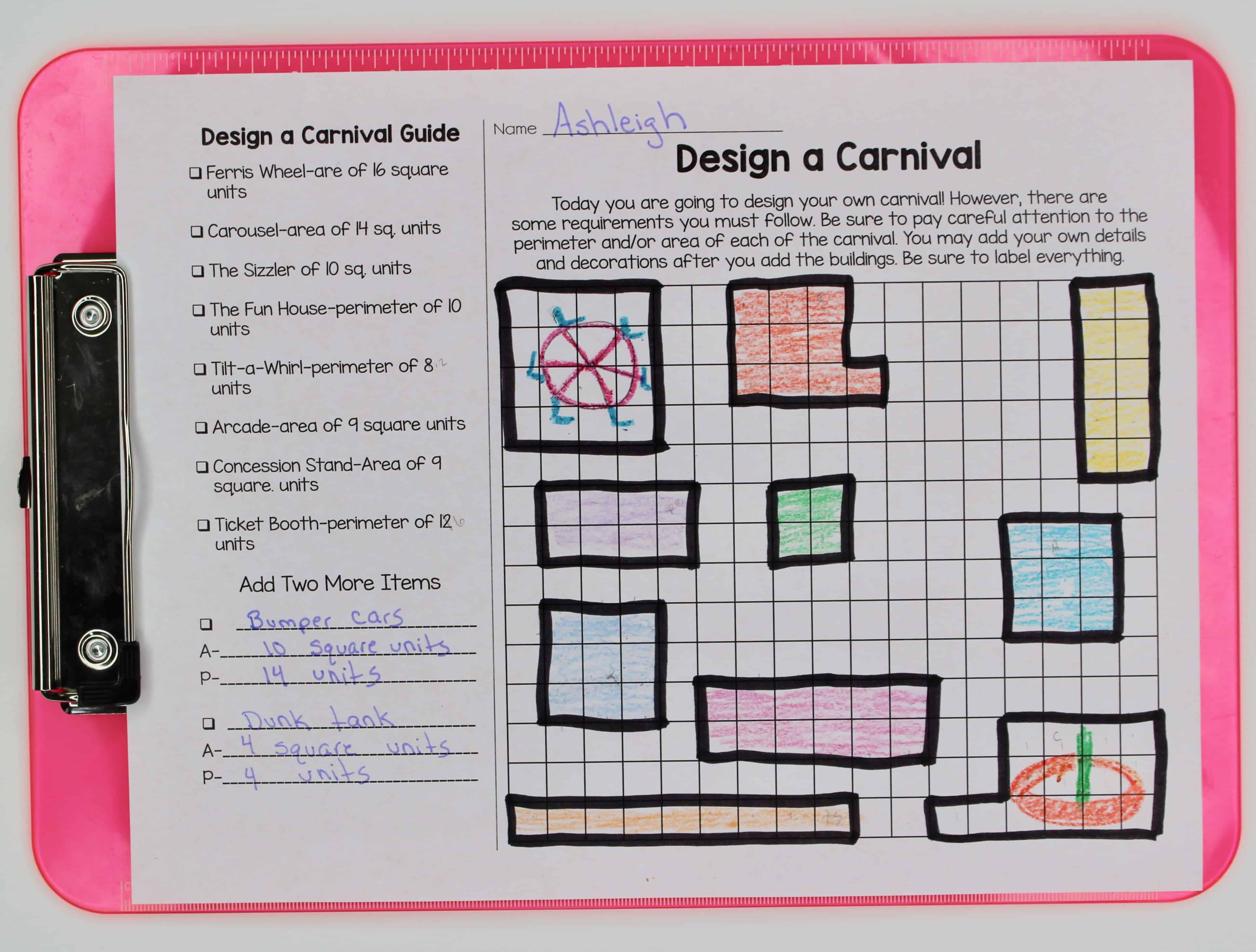 Teaching Area And Perimeter Ashleigh s Education Journey