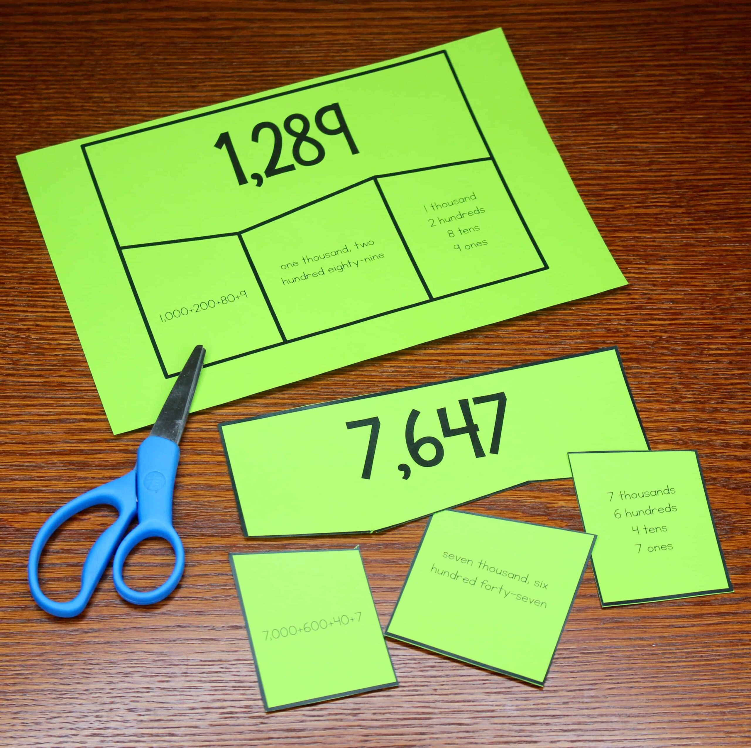 place value puzzle - Ashleigh's Education Journey