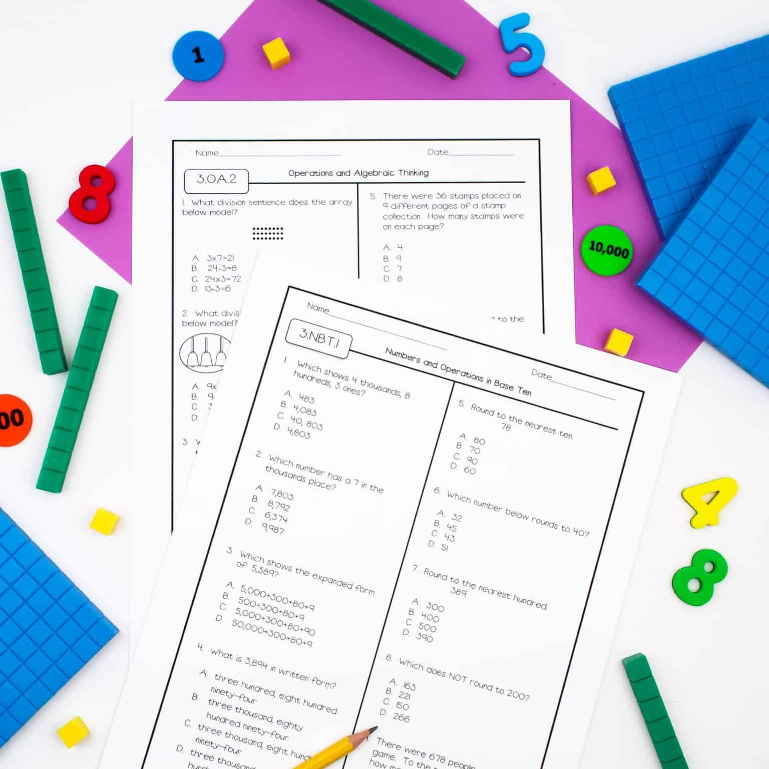 Standards Based Math Assessments - Ashleigh's Education Journey