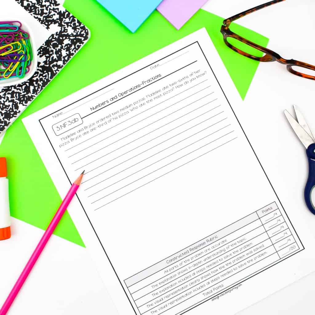 Standards Based Math Assessments - Ashleigh's Education Journey