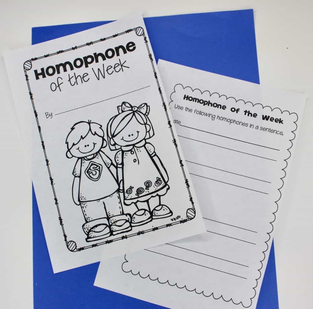 Homophone Lessons & Activities - Ashleigh's Education Journey