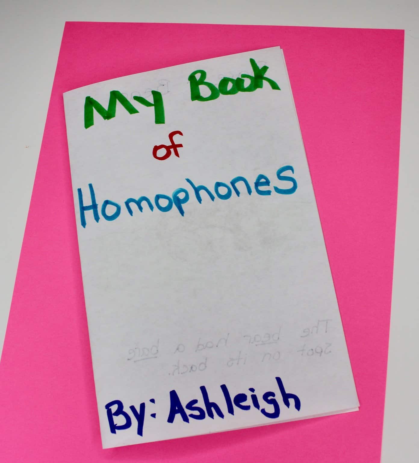 Homophone Lessons & Activities - Ashleigh's Education Journey