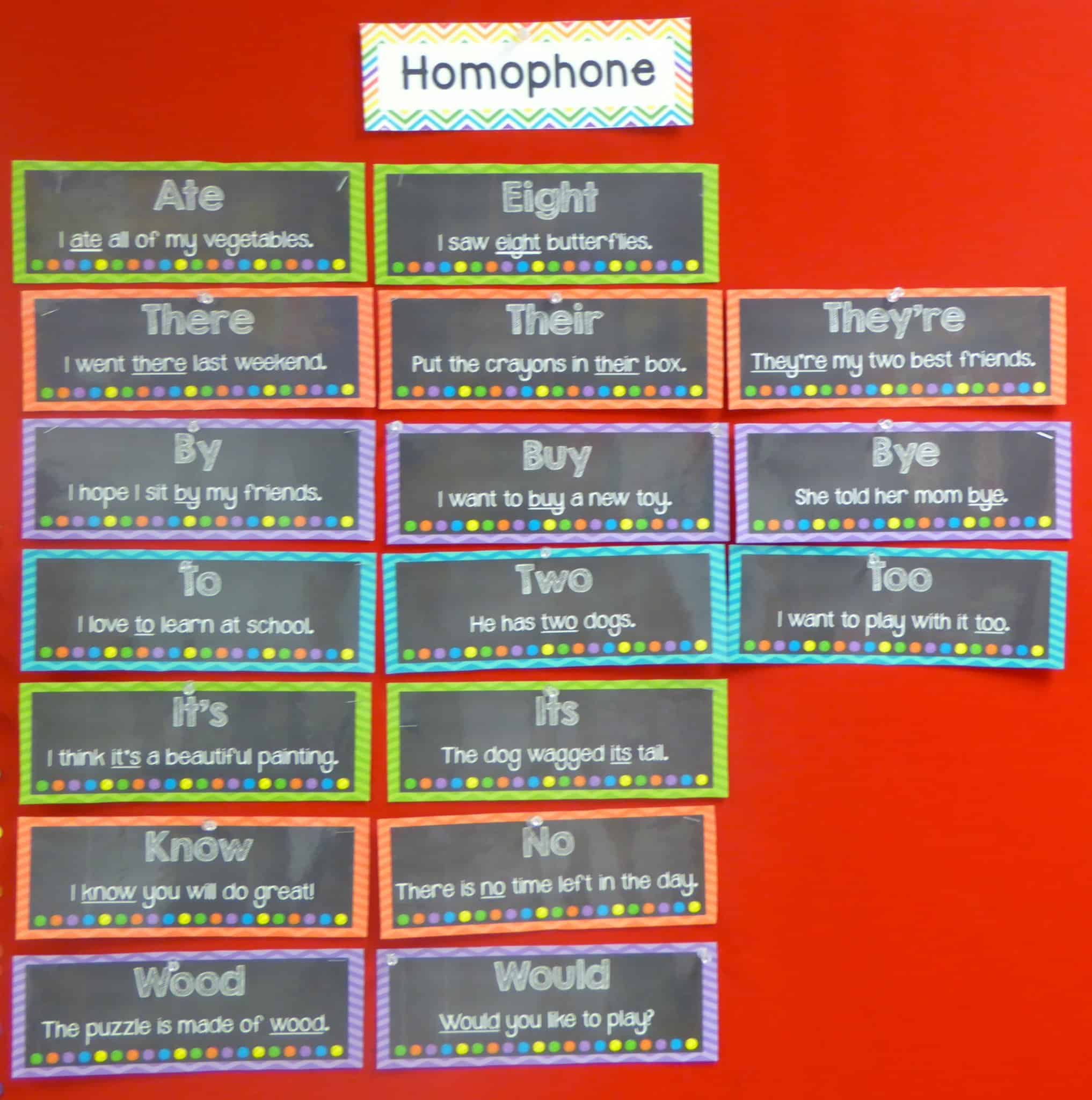 Homophone Lessons & Activities - Ashleigh's Education Journey