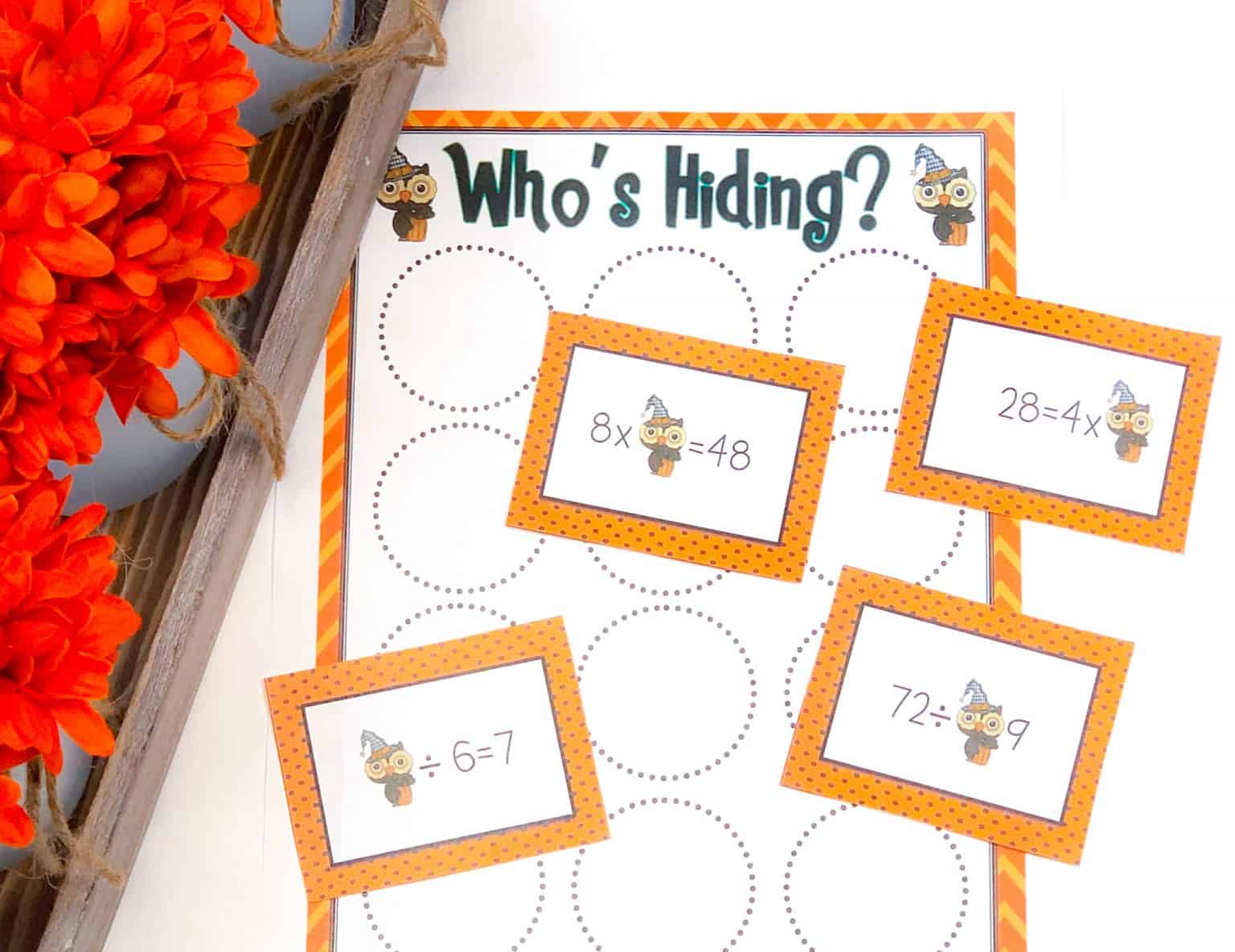 3rd Grade Halloween Math Centers - Ashleigh's Education Journey