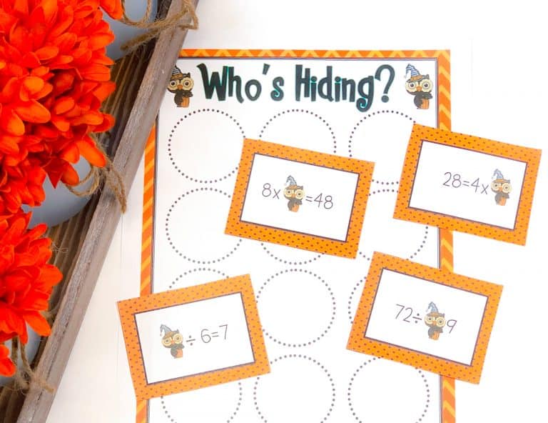 3rd Grade Halloween Math Centers - Ashleigh's Education Journey