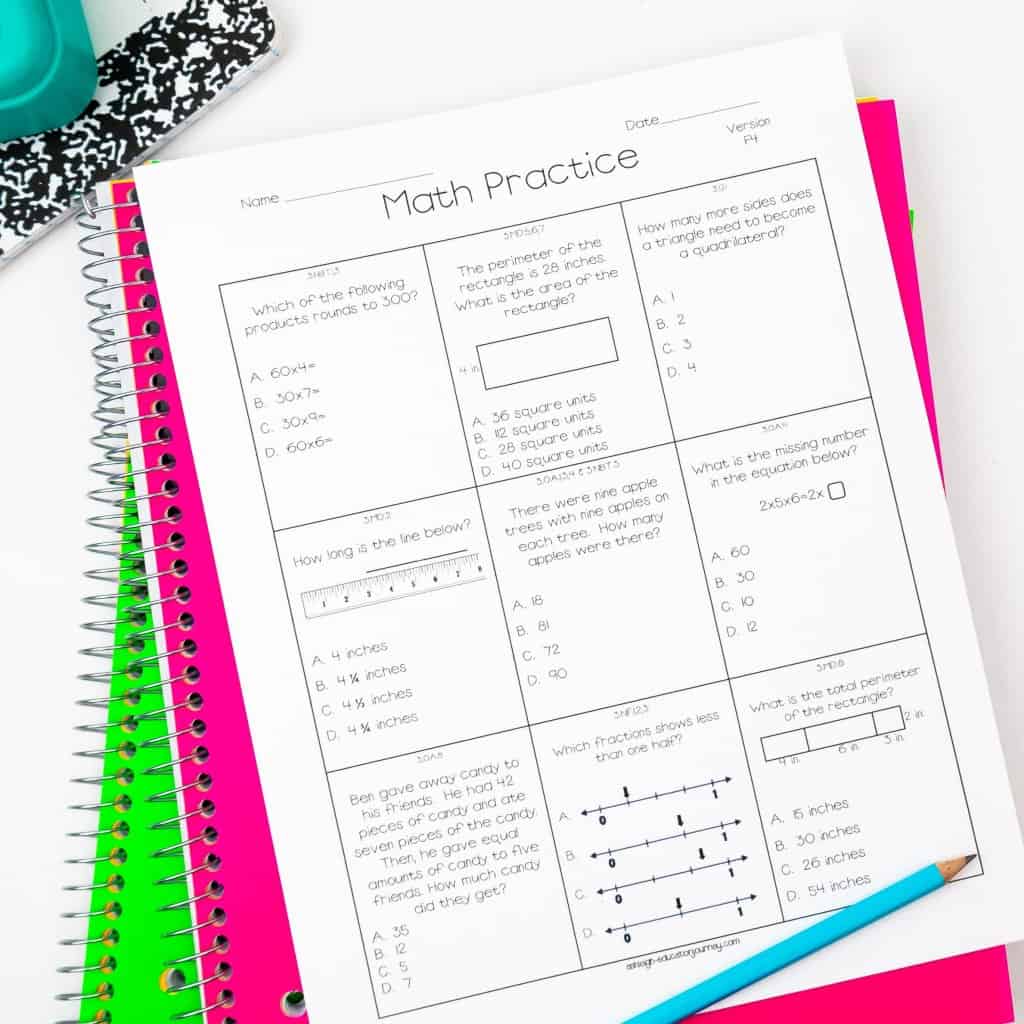 Elementary Testing Prep Resources - Ashleigh's Education Journey