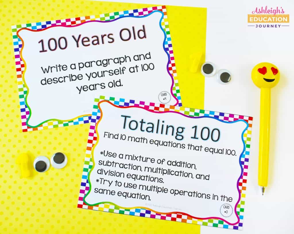 100th Day Activities & Ideas - Ashleigh's Education Journey