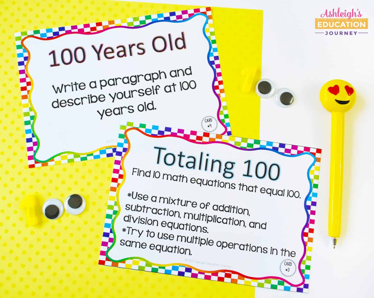 100th Day Activities & Ideas - Ashleigh's Education Journey