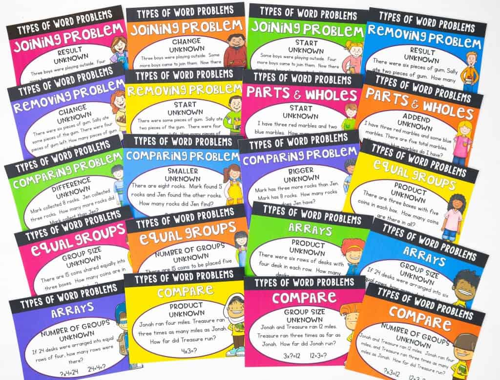 Types of Word Problems - Ashleigh's Education Journey