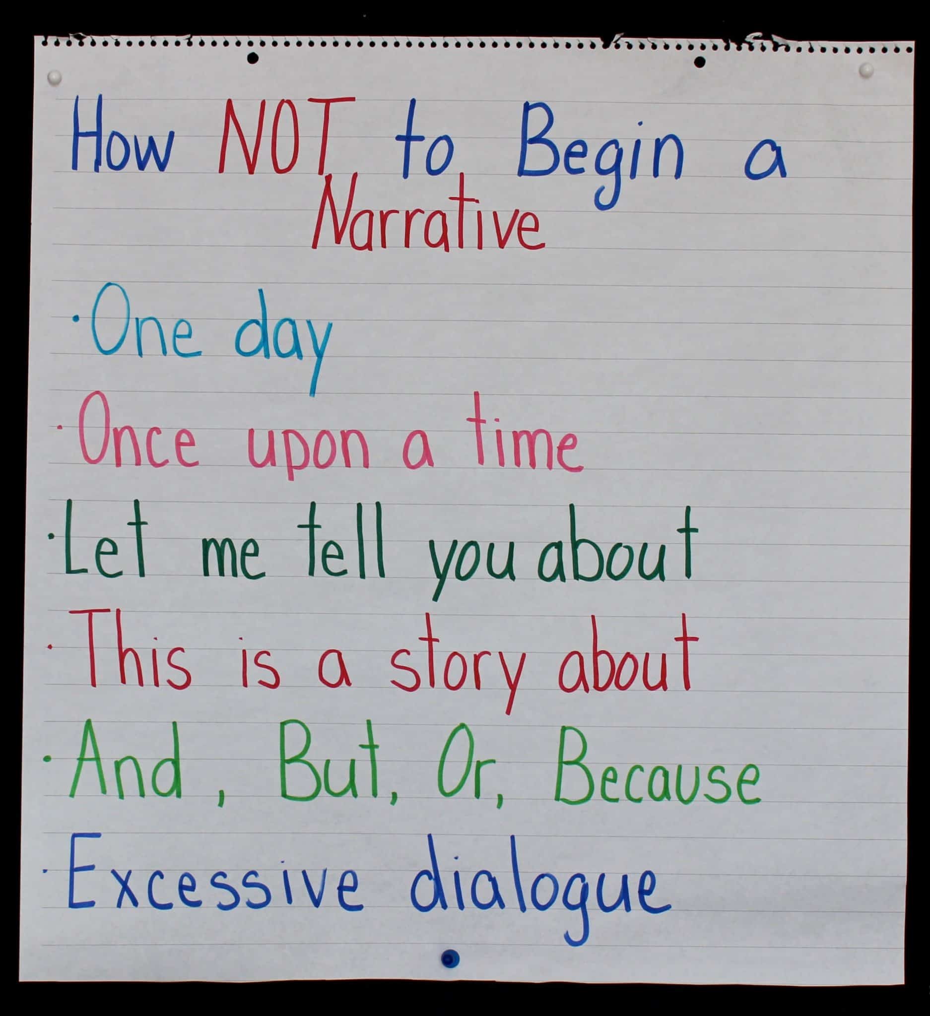 Narrative Writing Lessons - Ashleigh's Education Journey