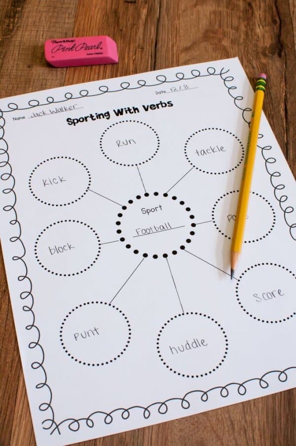 Verb Worksheets & Activities - Ashleigh's Education Journey