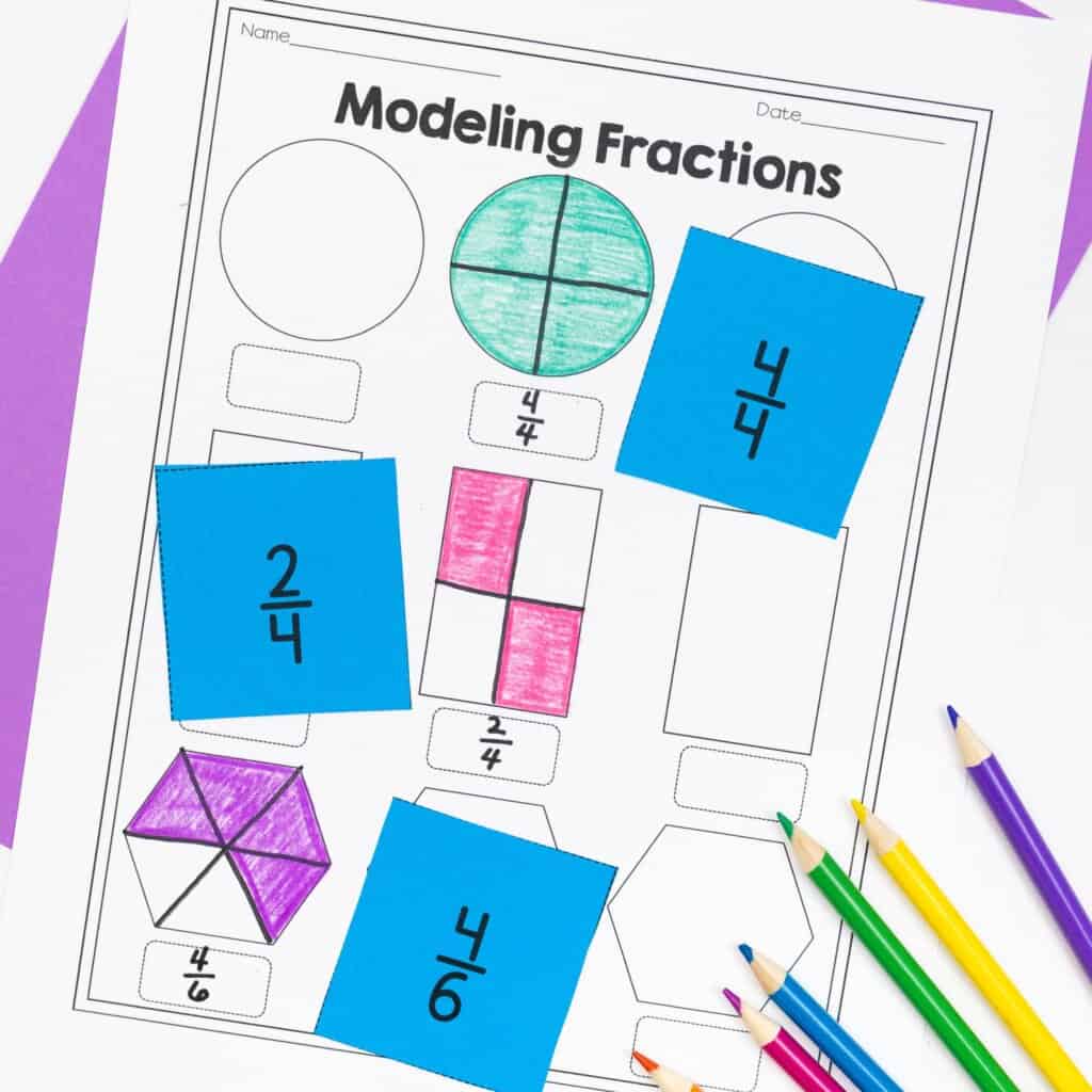 Third Grade Fractions - Ashleigh's Education Journey