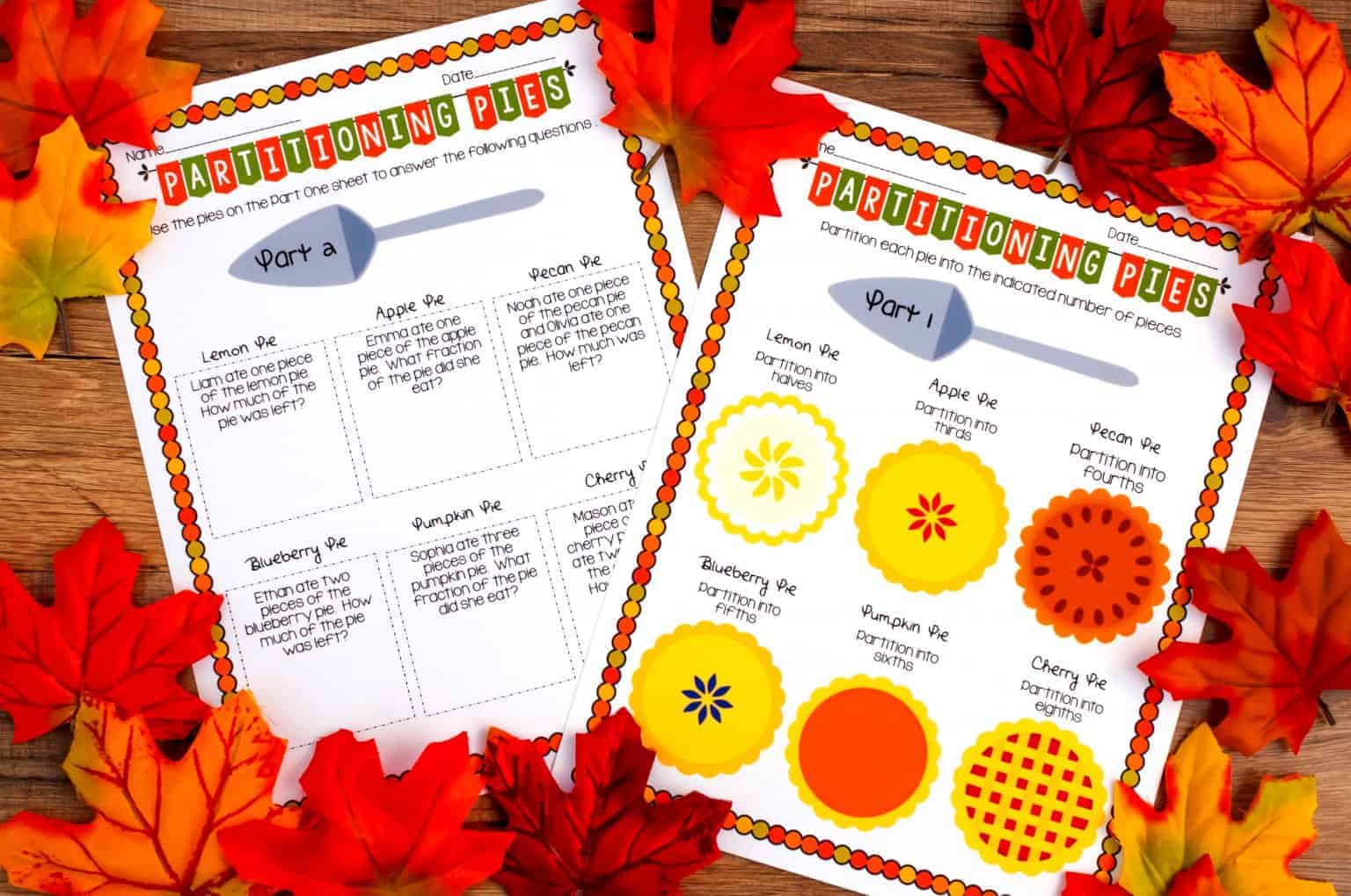 Thanksgiving Math Activities - Ashleigh's Education Journey