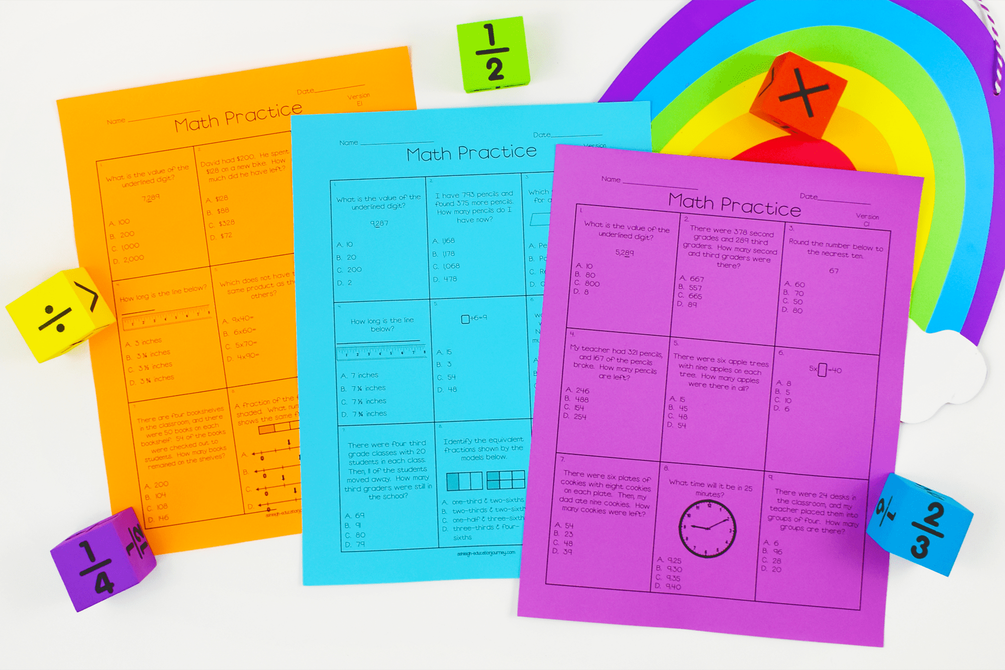 3rd Grade Test Prep - Ashleigh's Education Journey