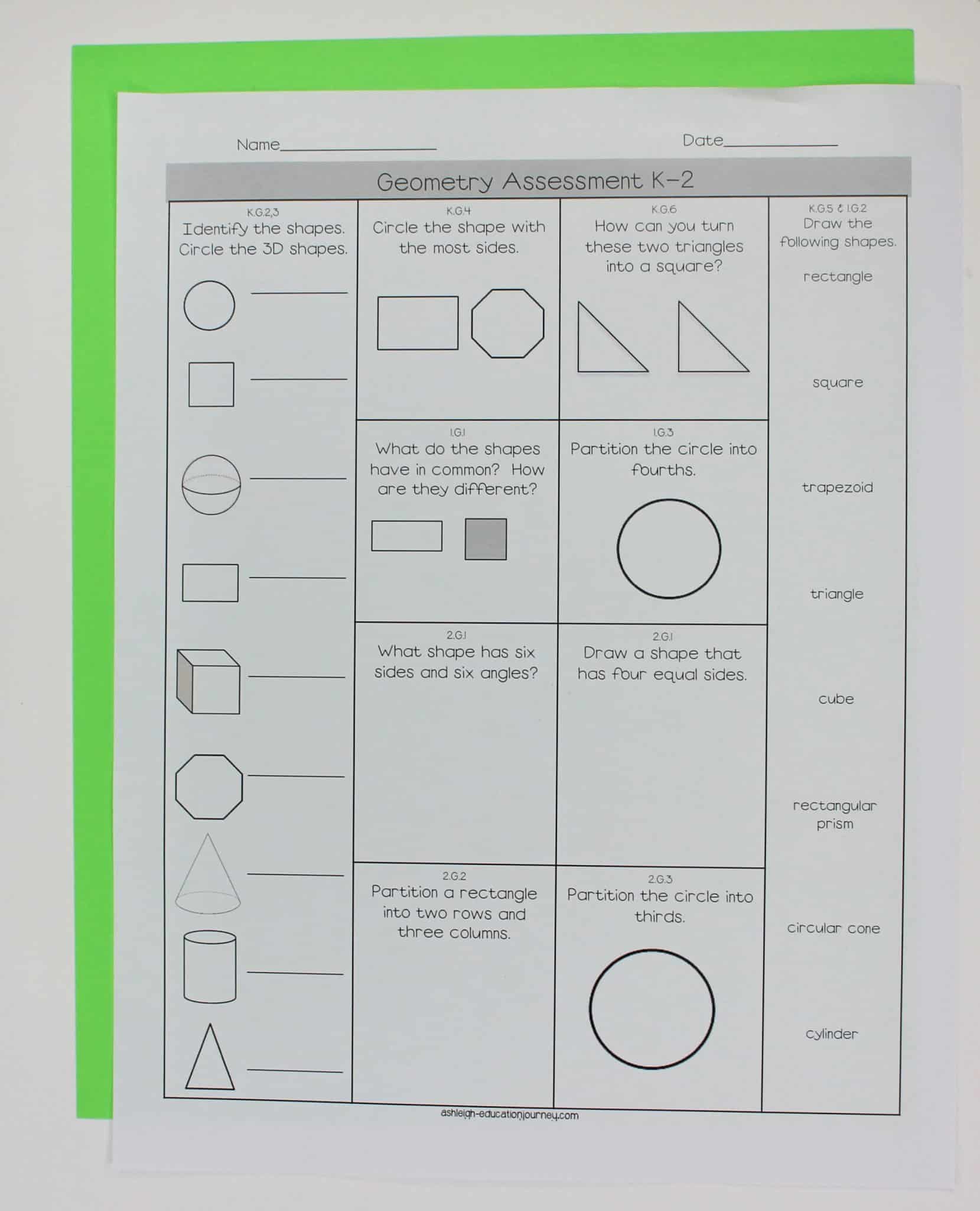 Diagnostic Math Assessments - Ashleigh's Education Journey