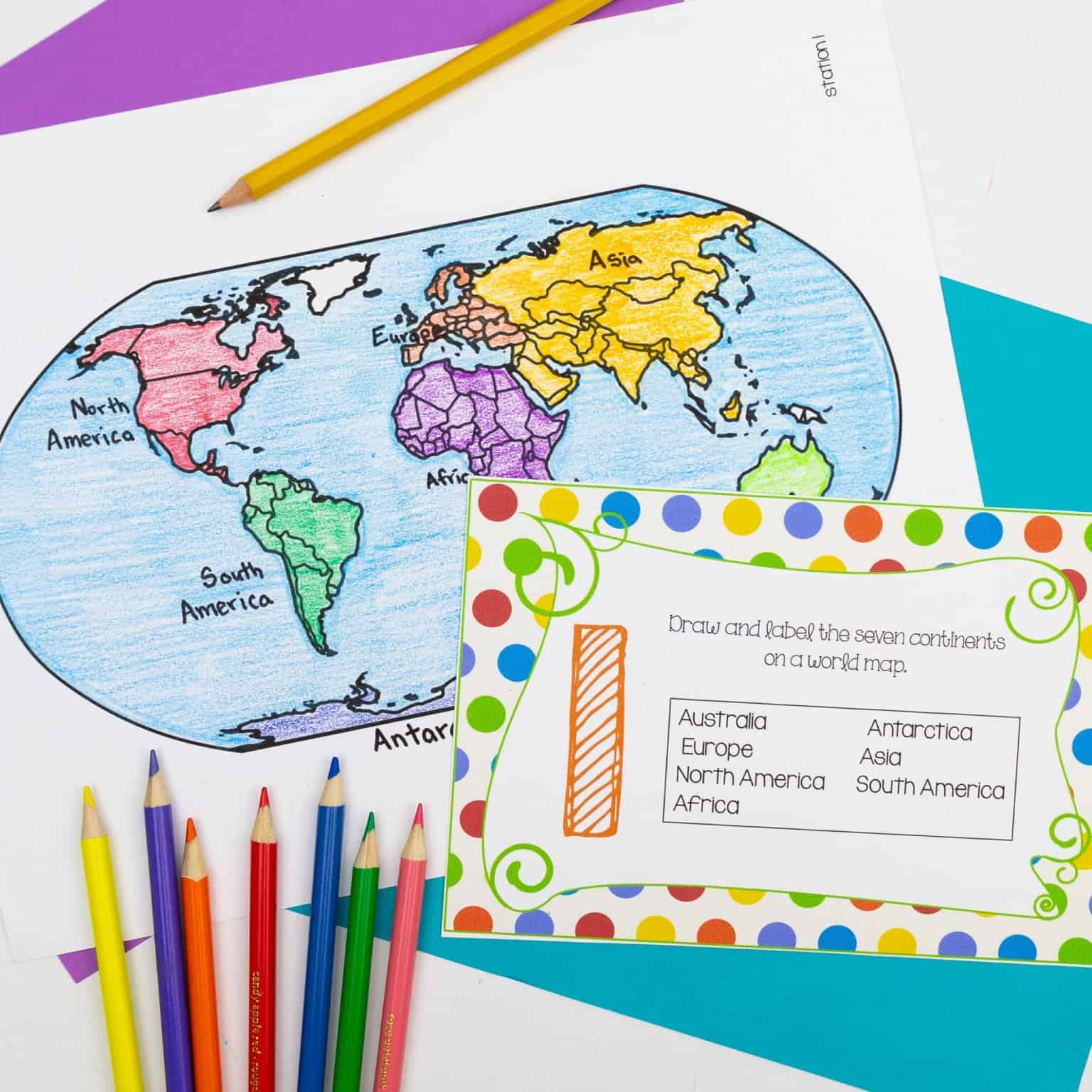 Geography Worksheets And More - Ashleigh's Education Journey