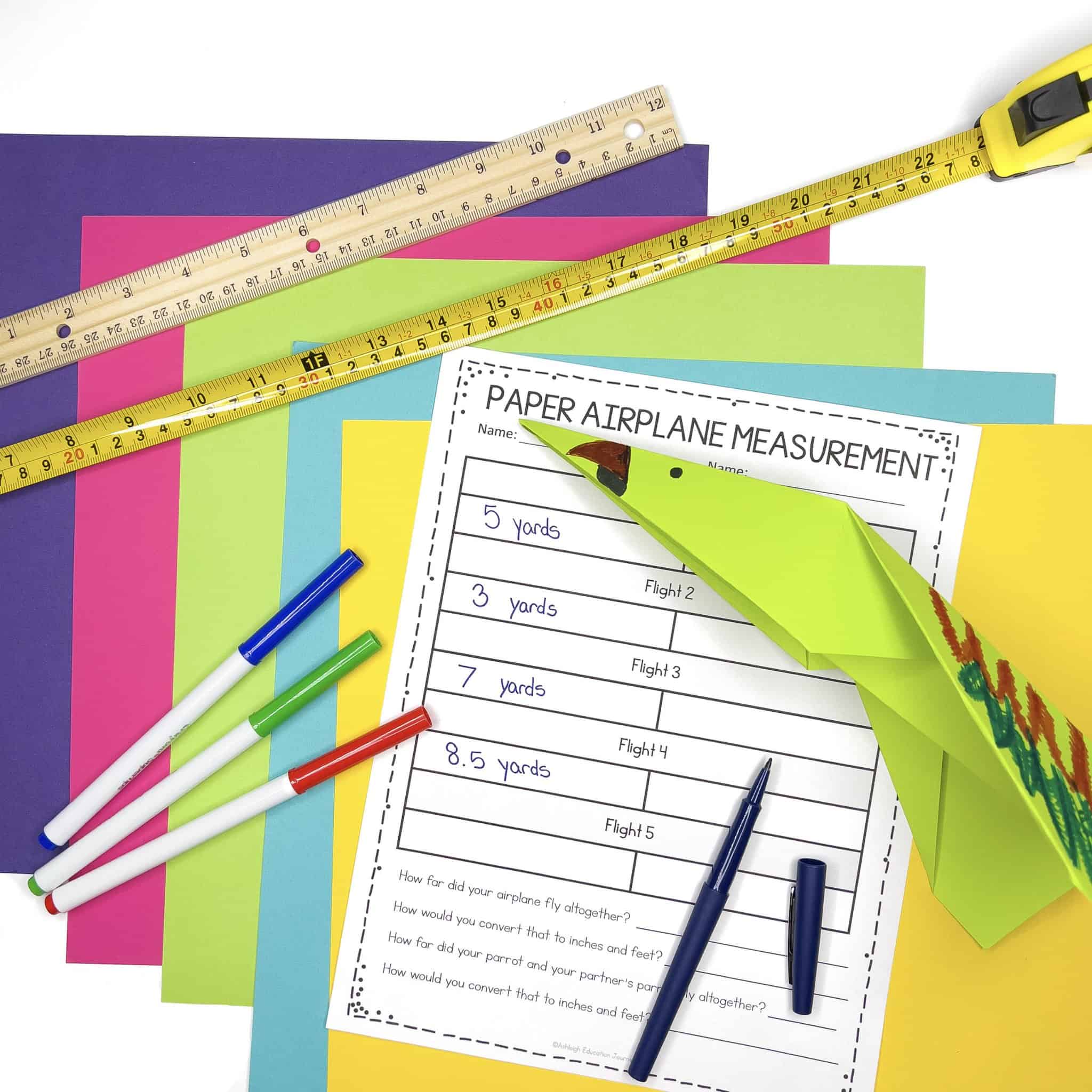 Reading a Ruler Worksheet - Ashleigh's Education Journey