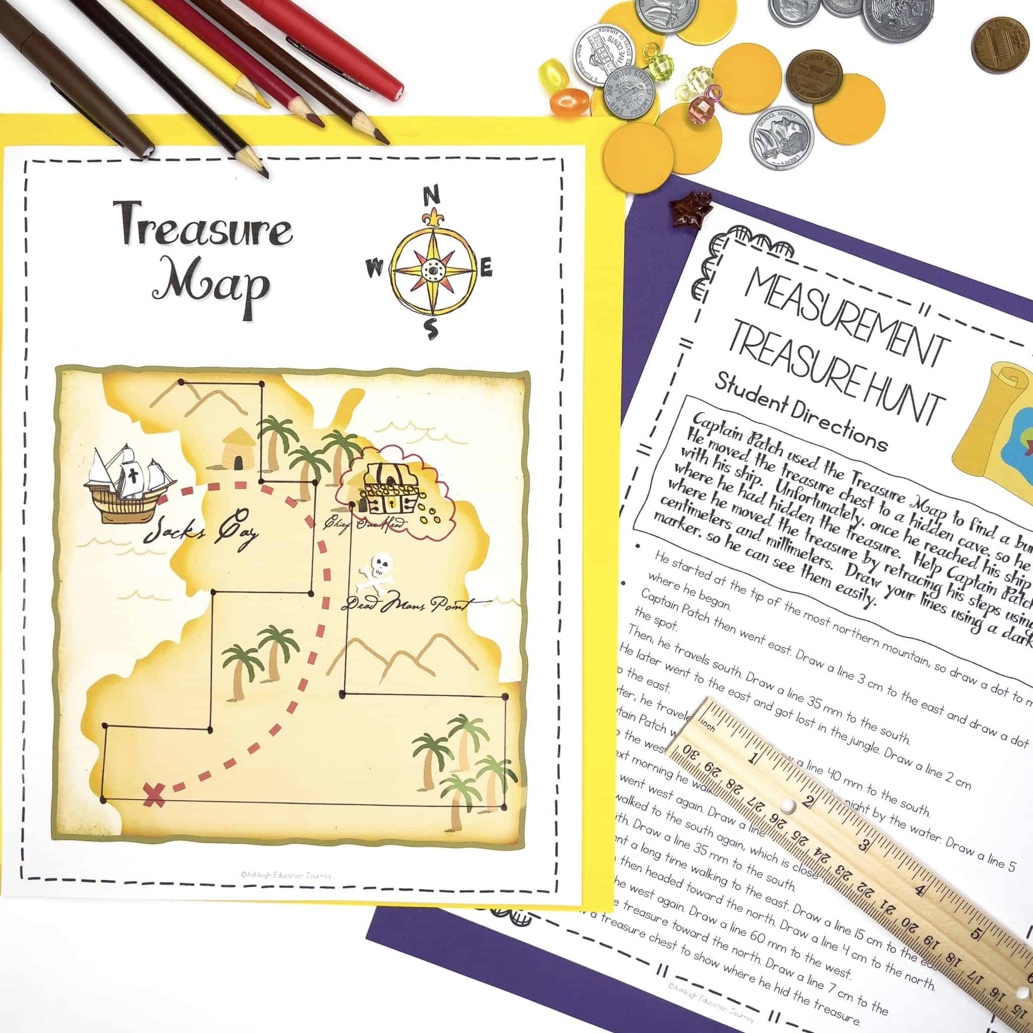 Reading a Ruler Worksheet - Ashleigh's Education Journey