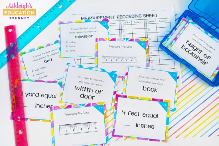 Reading a Ruler Worksheet - Ashleigh's Education Journey