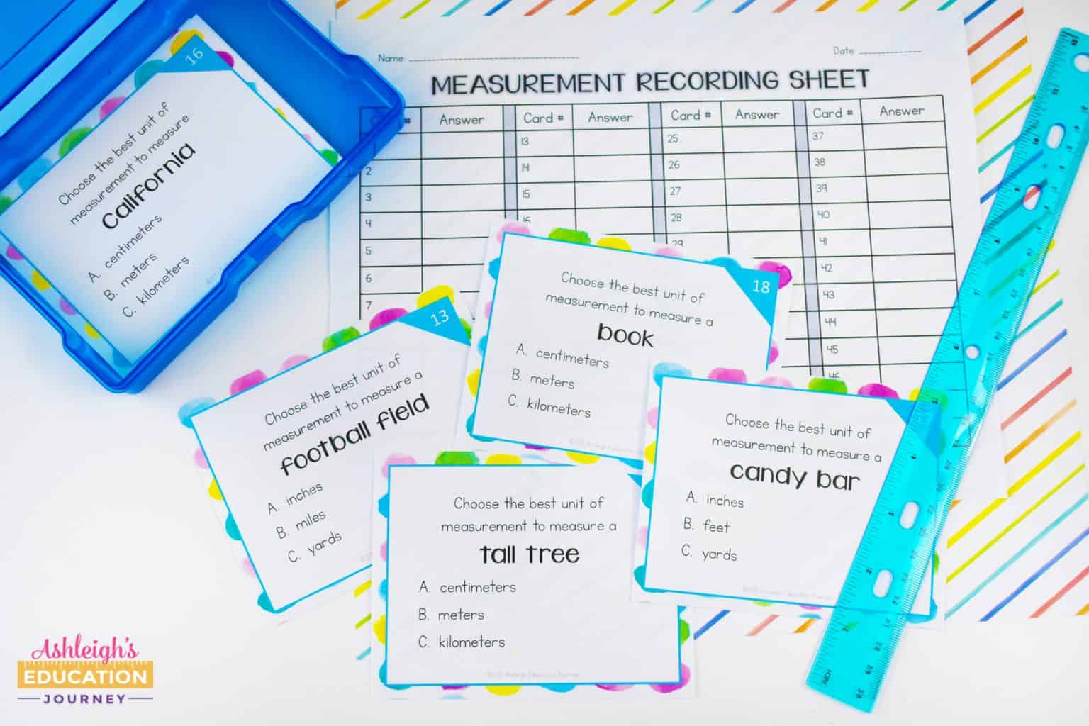Reading a Ruler Worksheet - Ashleigh's Education Journey
