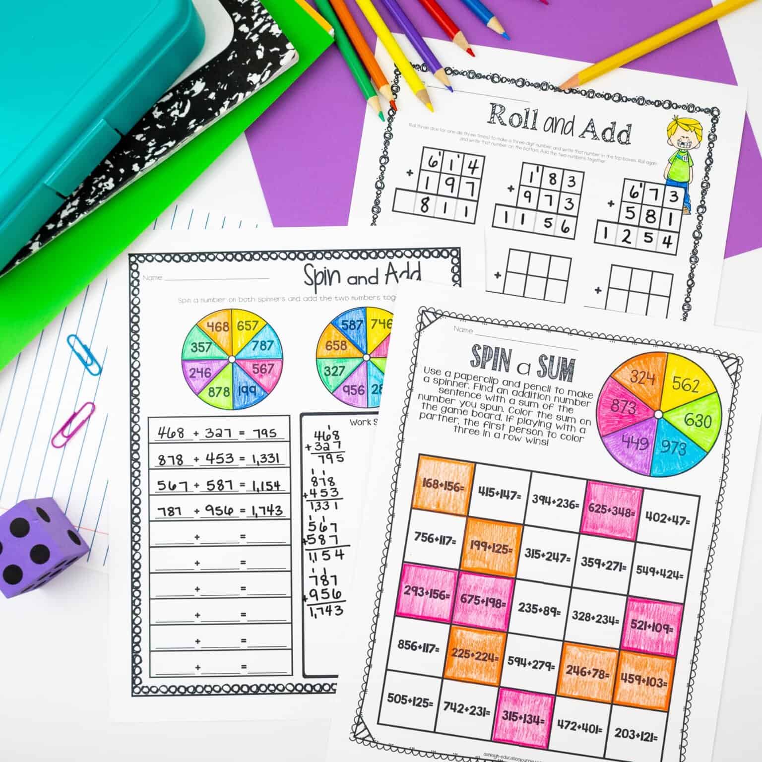 No Prep Addition & Subtraction - Ashleigh's Education Journey