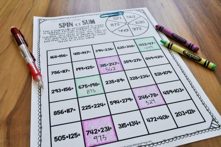 No Prep Addition & Subtraction - Ashleigh's Education Journey