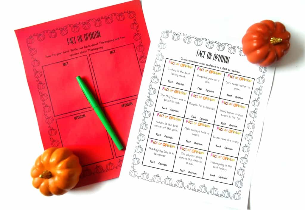 Thanksgiving Worksheets & Activities Ashleigh's Education Journey