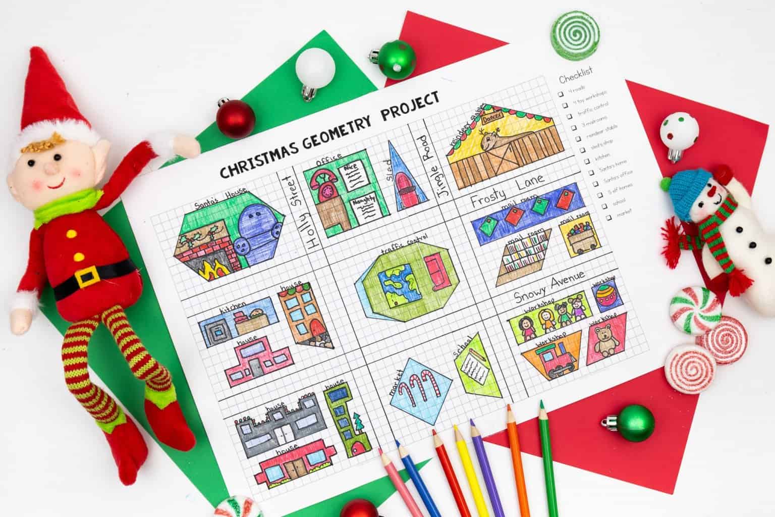 Christmas Geometry Project - Ashleigh's Education Journey
