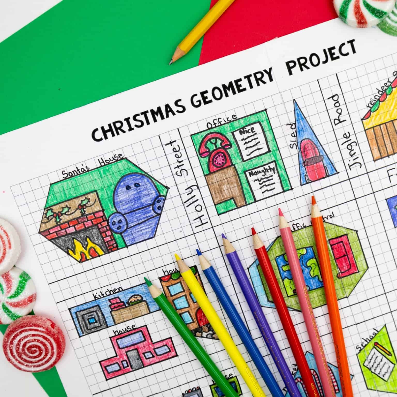 Christmas Geometry Project - Ashleigh's Education Journey