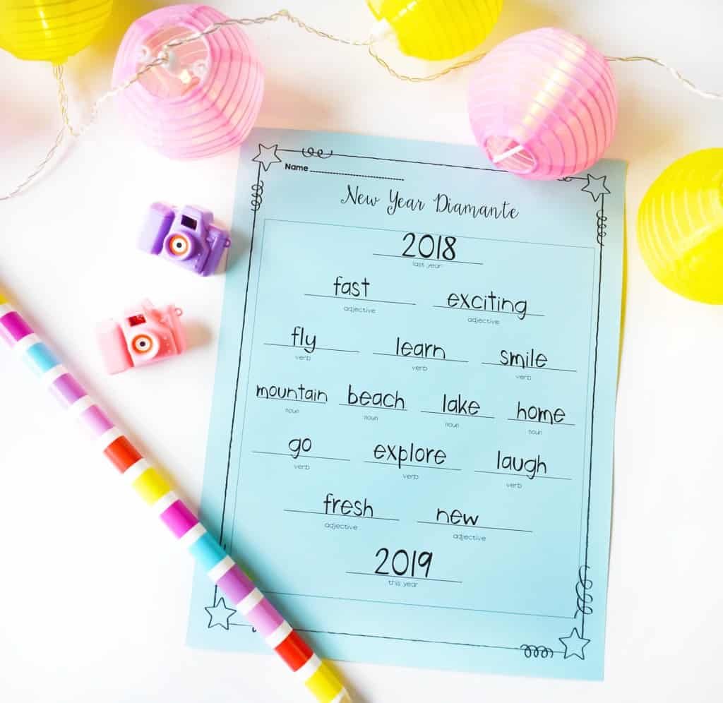 New Year Goals Worksheets & Activities