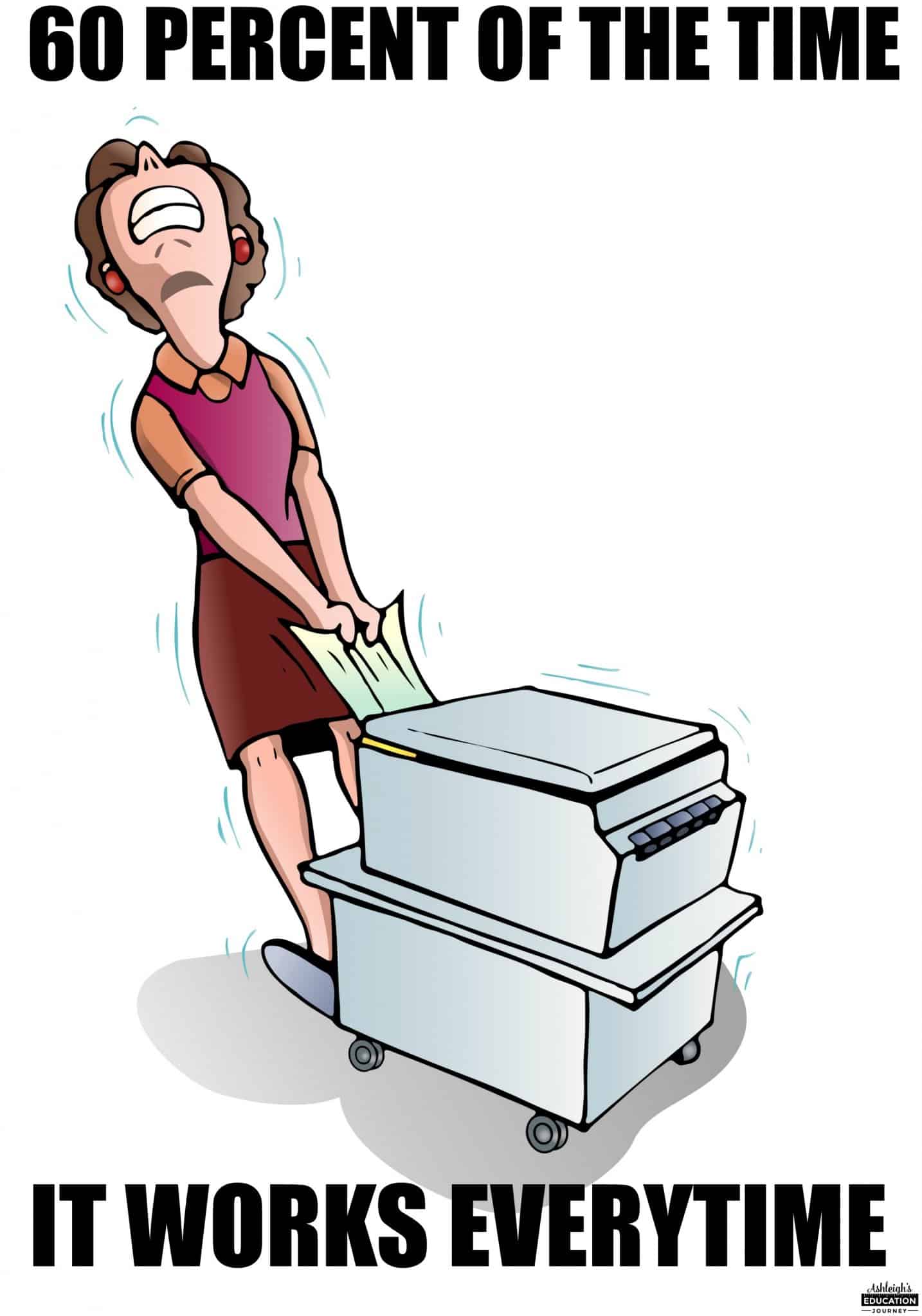 Copy Machine Meme - Ashleigh's Education Journey