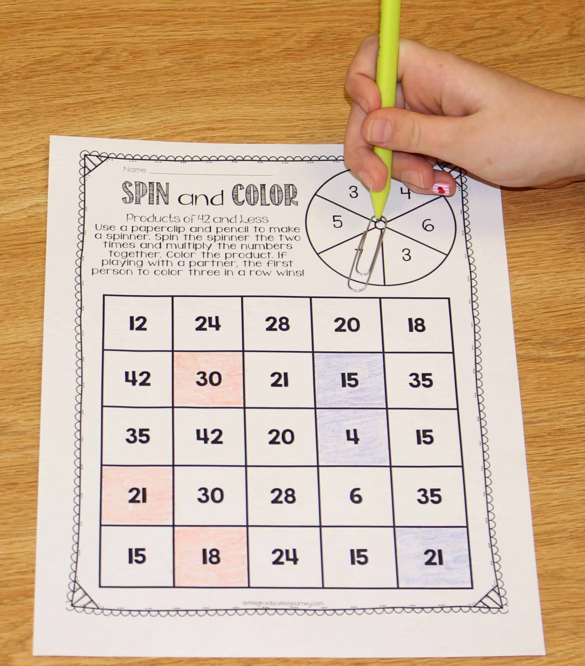 Multiplication Games Ashleigh s Education Journey