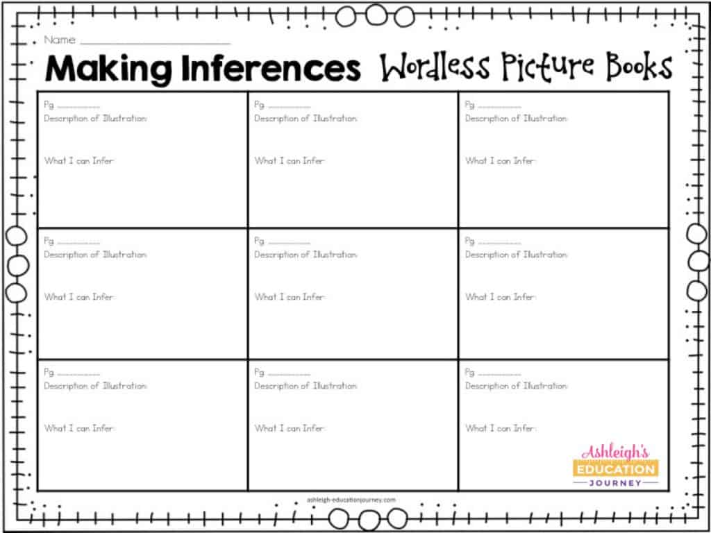 Making Inferences Worksheets and Activities