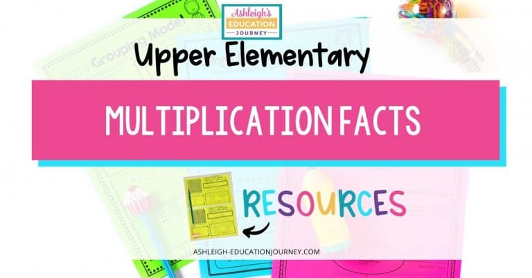 Multiplication Facts for Upper Elementary Students - Ashleigh's ...