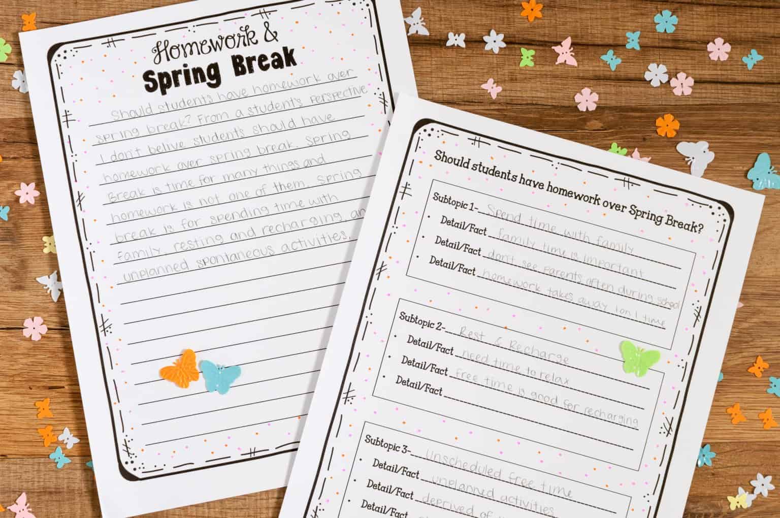 Spring Literacy Activities - Ashleigh's Education Journey