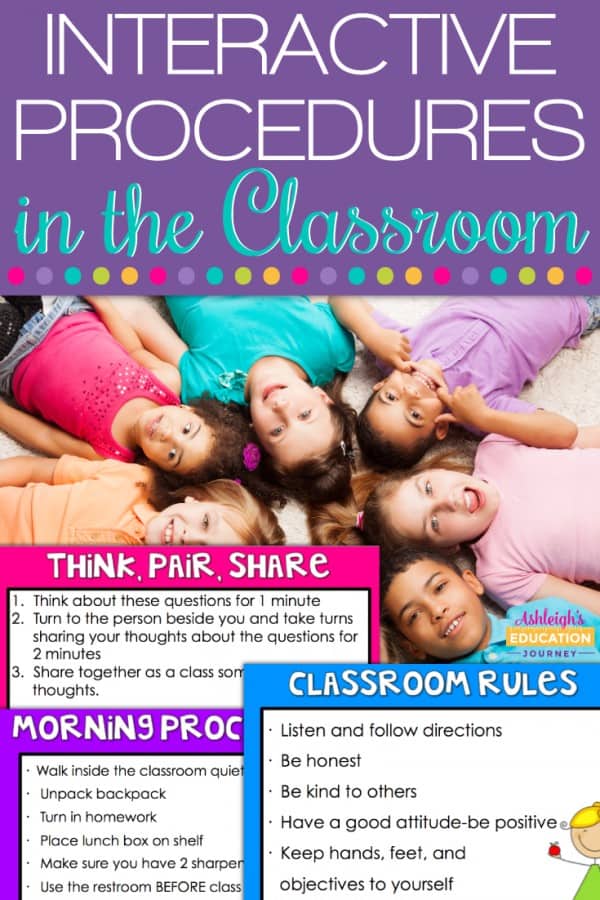 Interactive Procedures in The Classroom - Ashleigh's Education Journey