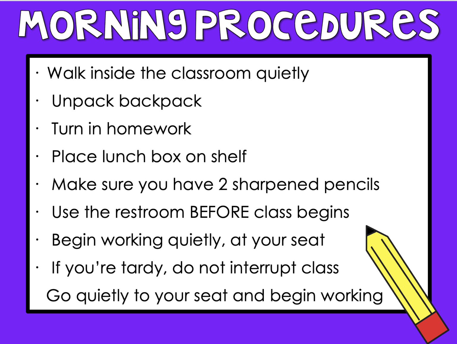 Interactive Procedures in The Classroom - Ashleigh's Education Journey