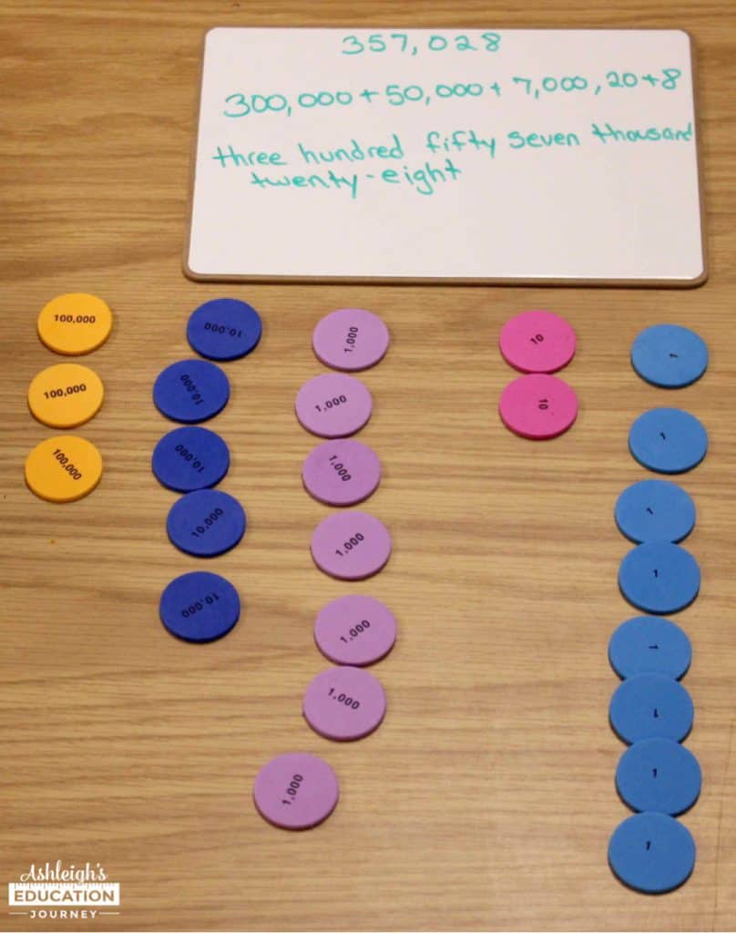 Teaching Place Value - Ashleigh's Education Journey