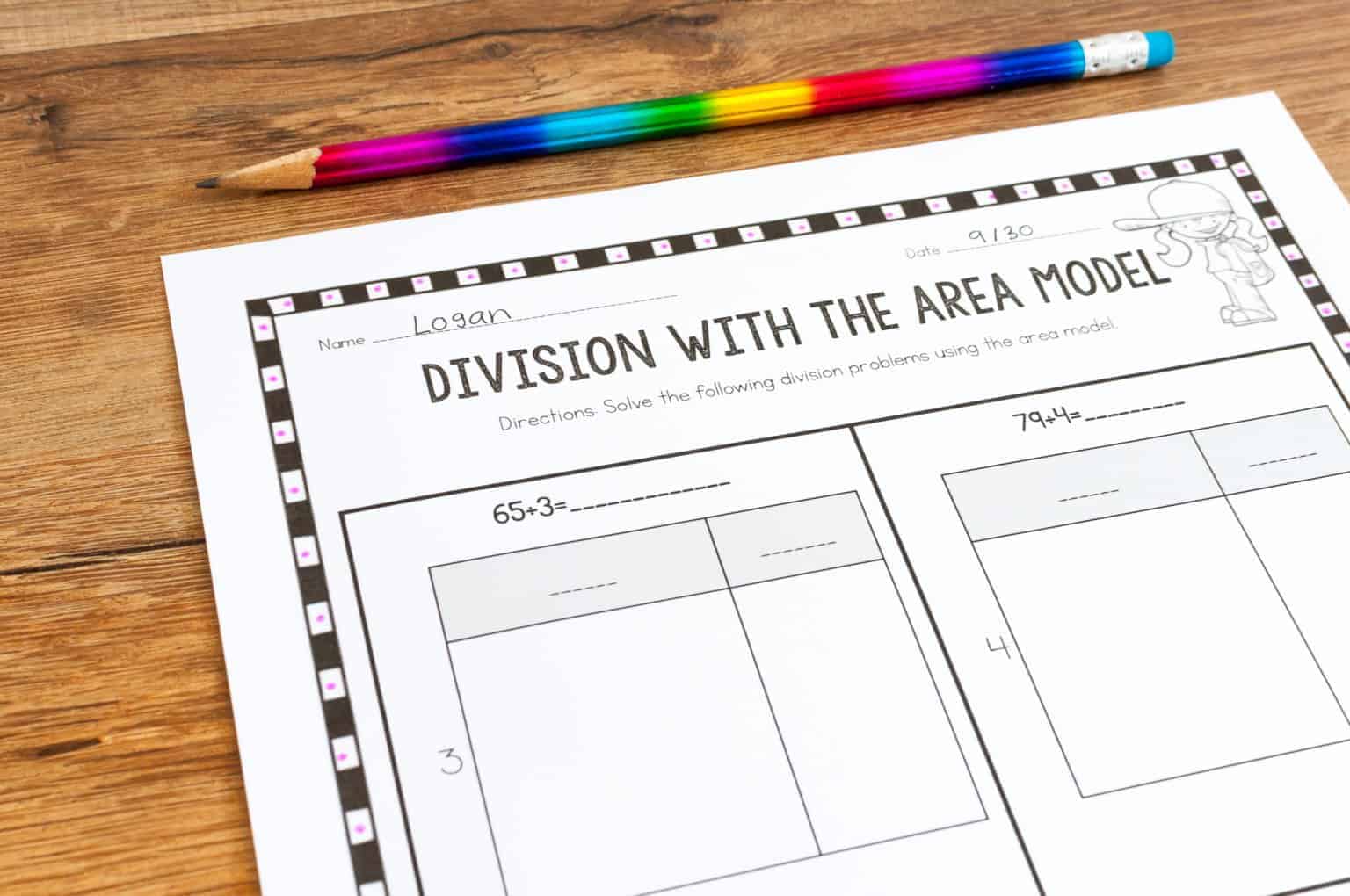 4th Grade Division Unit - Ashleigh's Education Journey