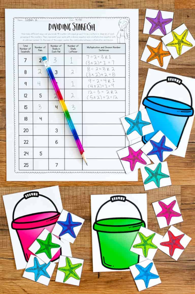 Dividing With Area Models and Partial Quotient