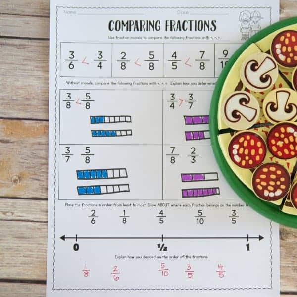 Comparing Fractions - Ashleigh's Education Journey