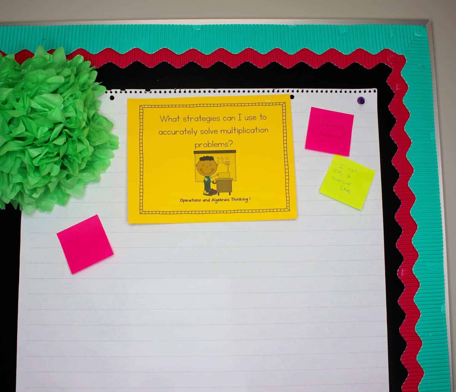 Focus Wall in the Classroom - Ashleigh's Education Journey