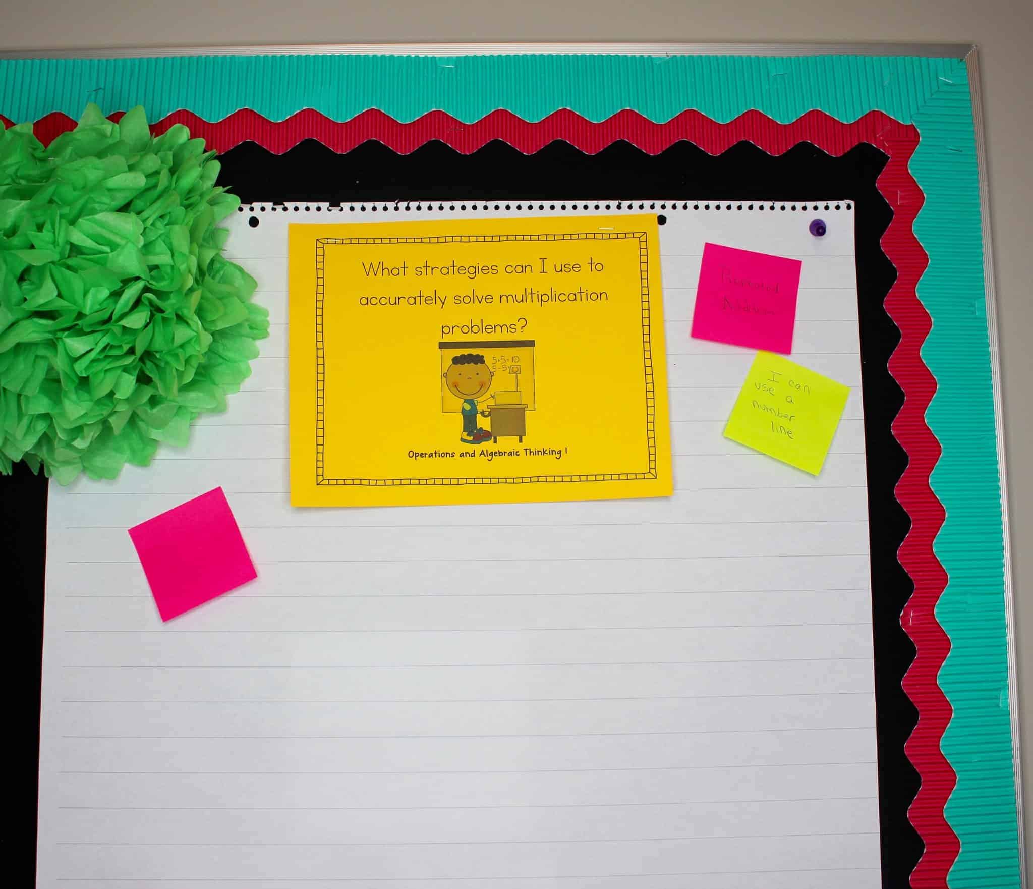 Focus Wall in the Classroom - Ashleigh's Education Journey