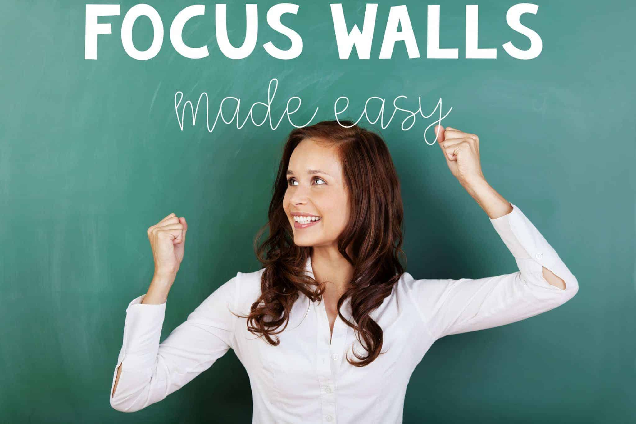 Classroom Focus Wall - Ashleigh's Education Journey