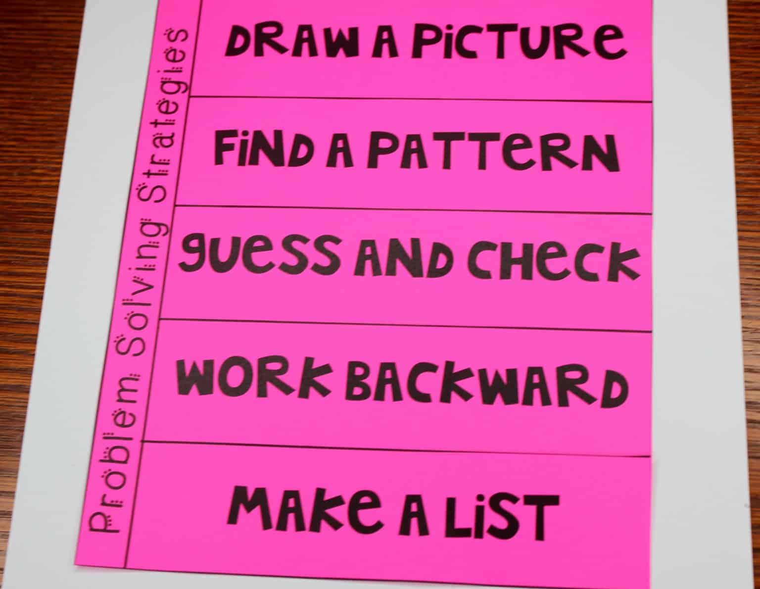 Math Problem Solving Strategies - Ashleigh's Education Journey