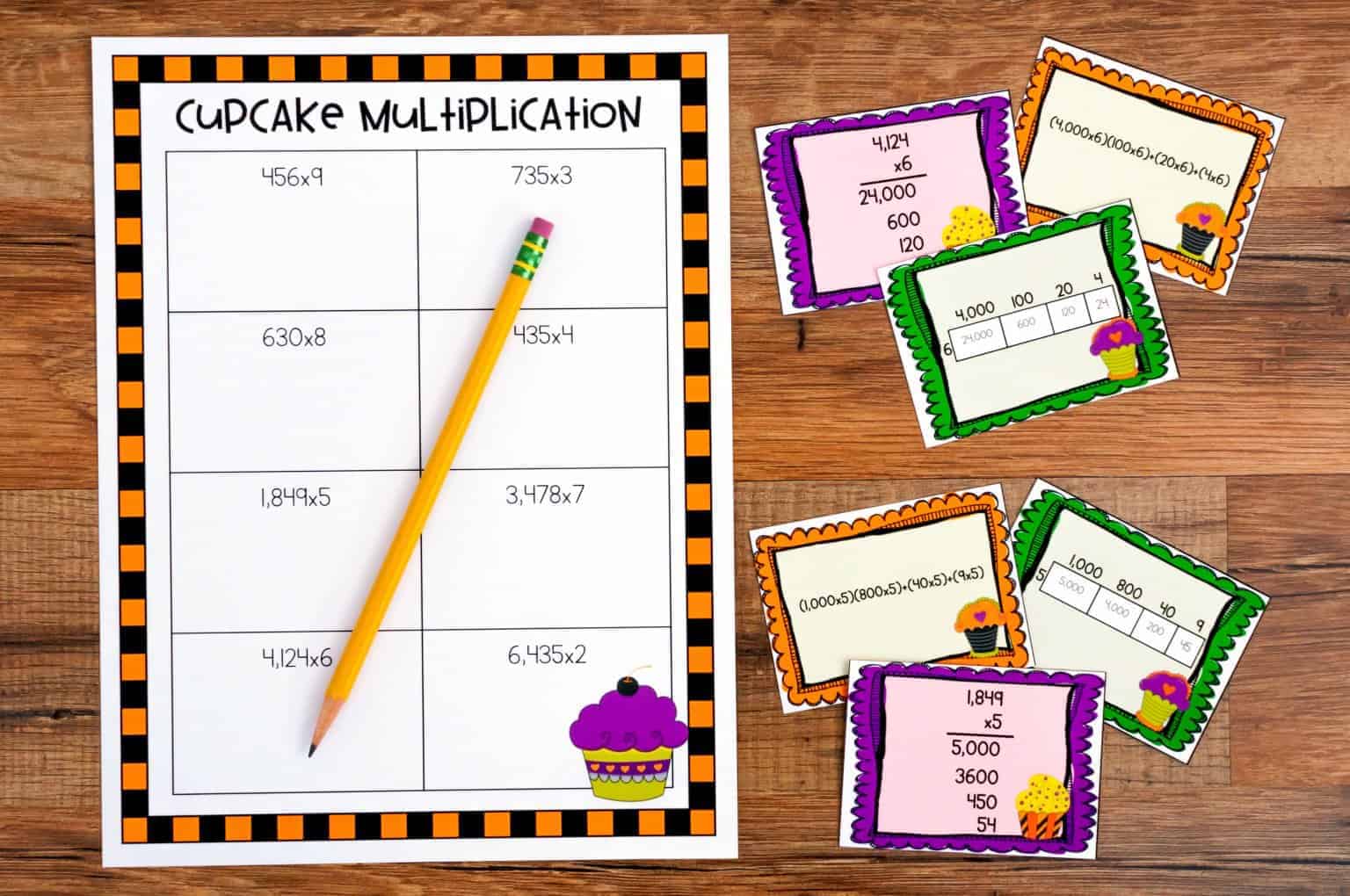 4th Grade Halloween Math Centers - Ashleigh's Education Journey