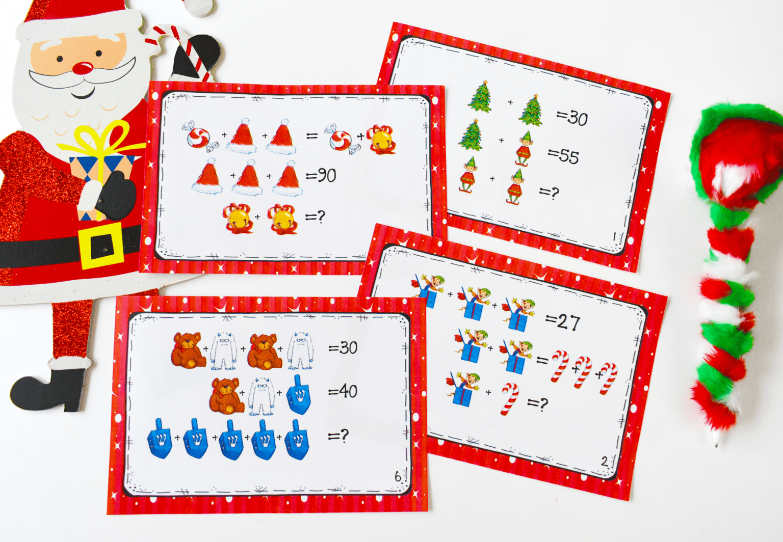 4th Grade Christmas Math Centers - Ashleigh's Education Journey