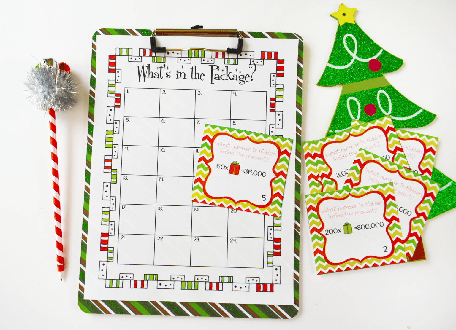 4th Grade Christmas Math Centers - Ashleigh's Education Journey