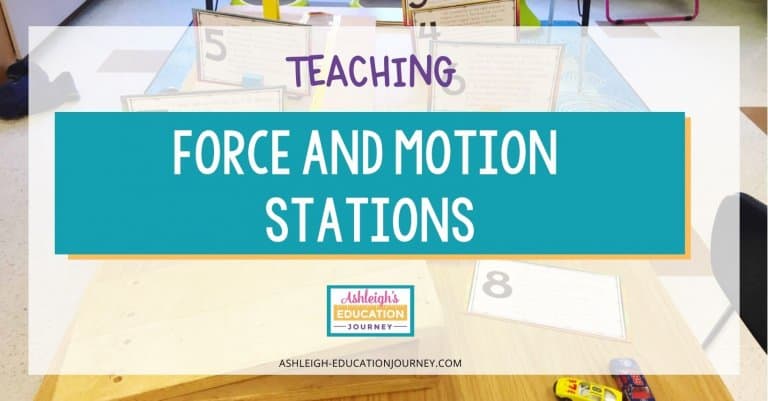 Force and Motion Worksheets & Stations - Ashleigh's Education Journey