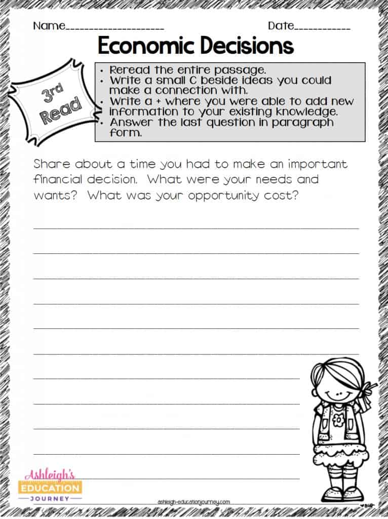 Economics Activities - Ashleigh's Education Journey